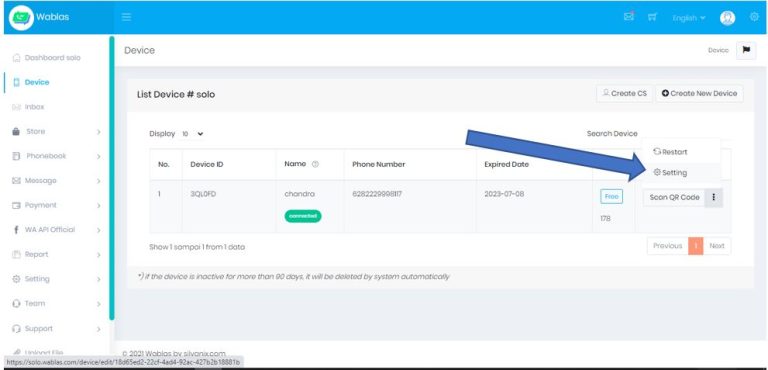 Cara mengirim whatsapp dari website dengan menggunakan API wablas (API ...