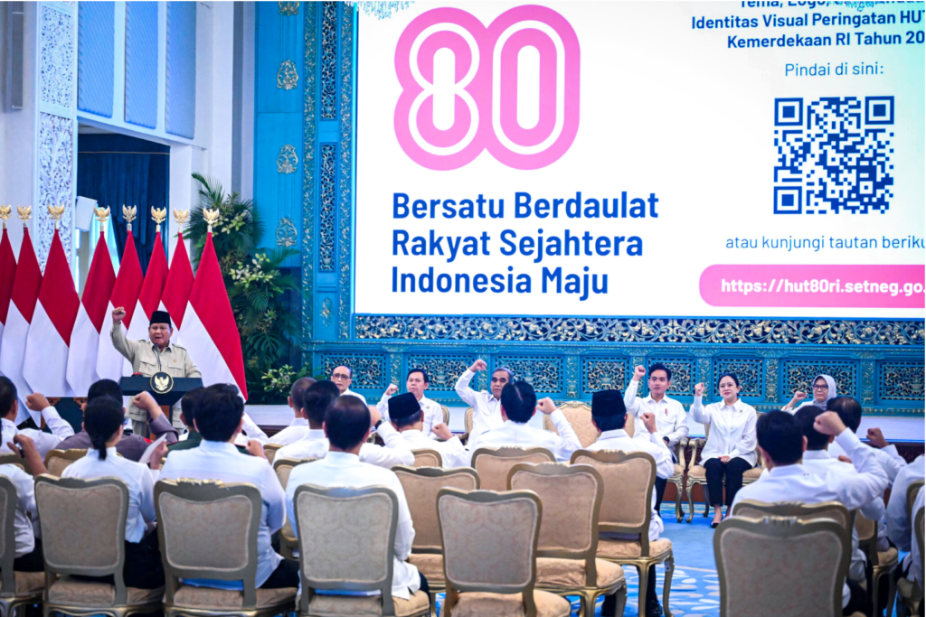 Logo HUT ke-80 RI 2025 Usung Simbol Infinity, Menuju Indonesia Maju ...